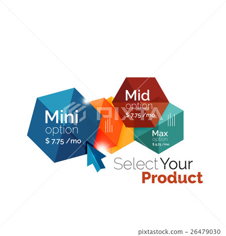 Option select template - Stock Illustration [26479030] - PIXTA