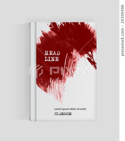 Abstract red ink splatter background element - Stock Illustration ...