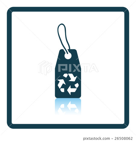 Tag with recycle sign icon - Stock Illustration [26508062] - PIXTA