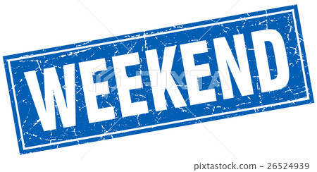weekend square stamp - Stock Illustration [26524939] - PIXTA