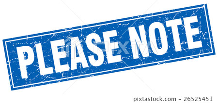 please note square stamp - Stock Illustration [26525451] - PIXTA