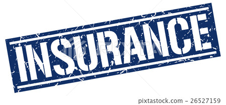 insurance square grunge stamp - Stock Illustration [26527159] - PIXTA