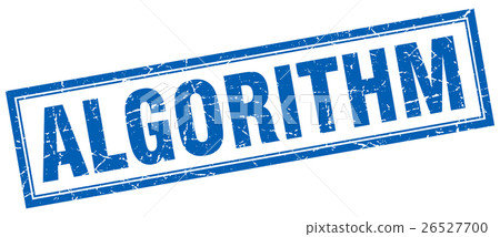 algorithm square stamp - Stock Illustration [26527700] - PIXTA
