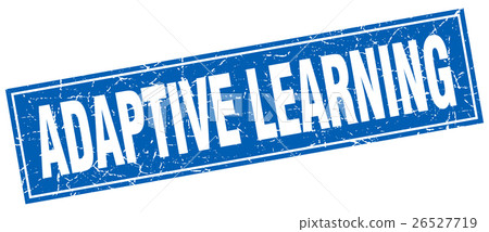 adaptive learning square stamp - Stock Illustration [26527719] - PIXTA