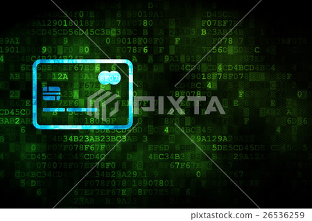 Banking concept: Credit Card on digital background - Stock Illustration ...