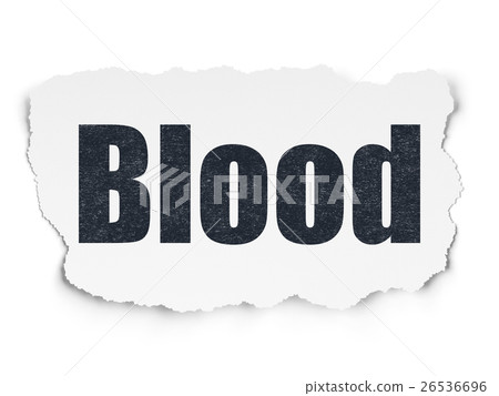 Healthcare concept: Blood on Torn Paper background - Stock Illustration ...