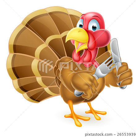 Hungry Turkey Bird - Stock Illustration [26553939] - PIXTA