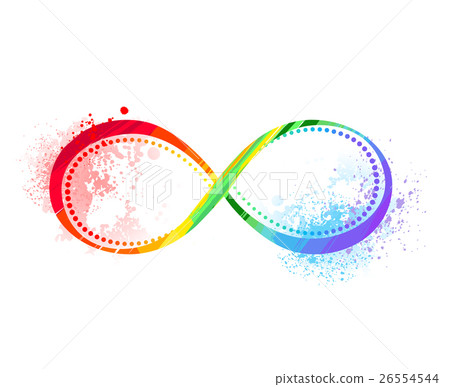 rainbow symbol of infinity - Stock Illustration [26554544] - PIXTA