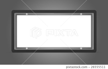 Lightbox On gradient gray Background - Stock Illustration [26555511 ...