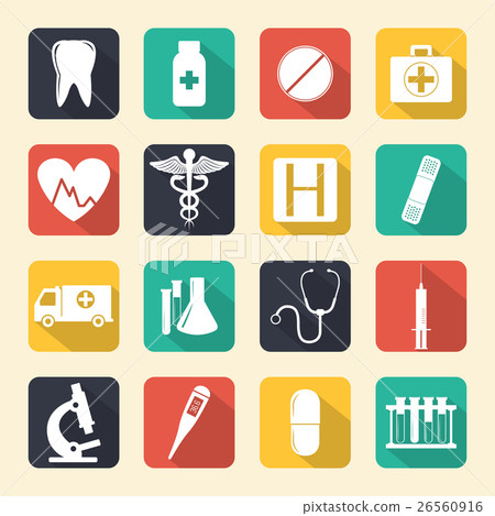 Medical icons set. Healthcare icons. Vector - Stock Illustration ...