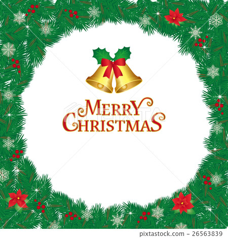 Christmas lease frame - Stock Illustration [26563839] - PIXTA