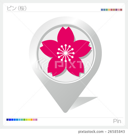 Icon (cherry tree) - Stock Illustration [26585843] - PIXTA