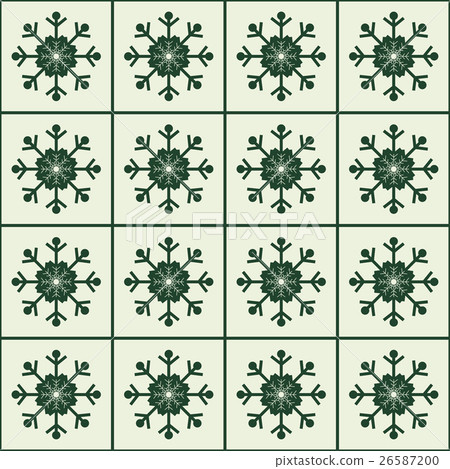 Christmas snowflakes seamless background. - Stock Illustration ...
