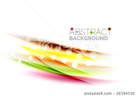 Blurred color waves, lines. Vector abstract - Stock Illustration ...