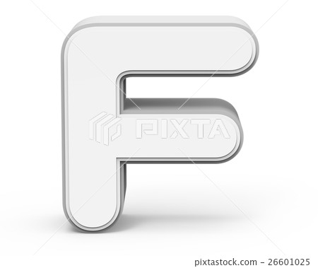 white letter F - Stock Illustration [26601025] - PIXTA