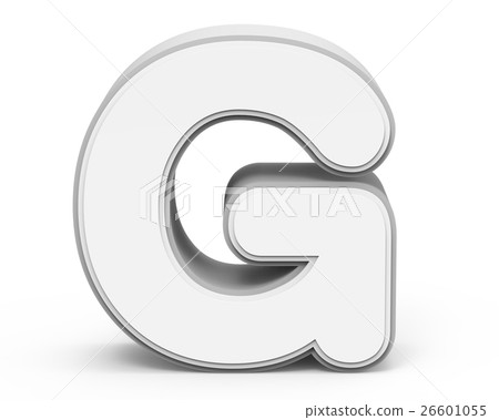 white letter G - Stock Illustration [26601055] - PIXTA