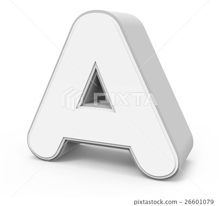 white letter A - Stock Illustration [26601079] - PIXTA