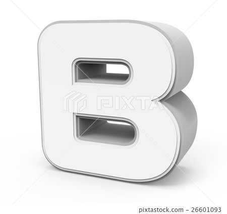 white letter B - Stock Illustration [26601093] - PIXTA