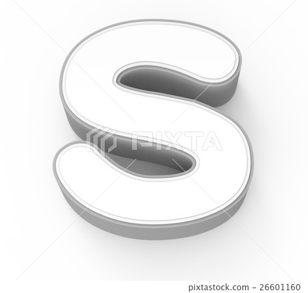 white letter S - Stock Illustration [26601160] - PIXTA