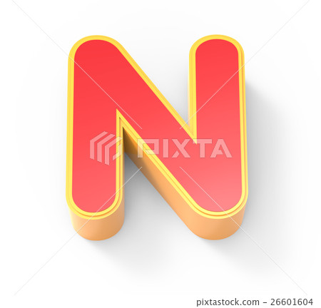red letter N - Stock Illustration [26601604] - PIXTA