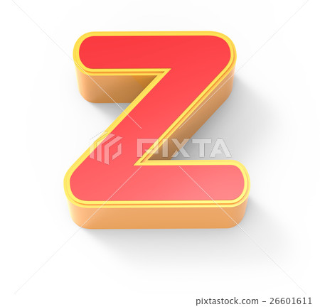 red letter Z - Stock Illustration [26601611] - PIXTA