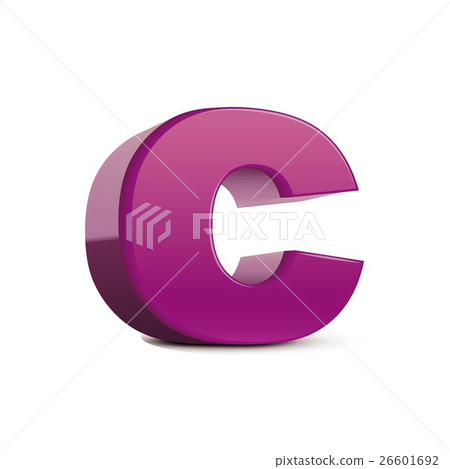 lowercase purple letter C - Stock Illustration [26601692] - PIXTA