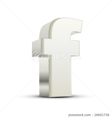 lowercase white letter F - Stock Illustration [26601736] - PIXTA