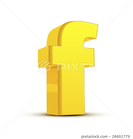 lowercase yellow letter F - Stock Illustration [26601779] - PIXTA
