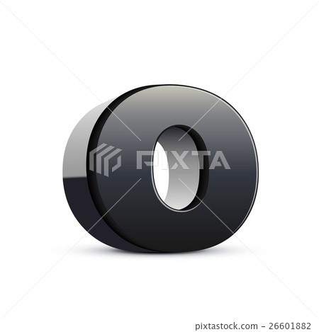 lowercase black letter O - Stock Illustration [26601882] - PIXTA