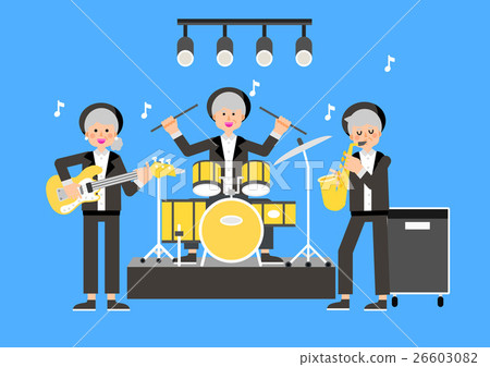 illustration, bands, concert - Stock Illustration [26603082] - PIXTA