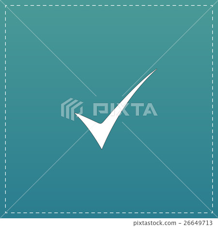 Elegant Check mark symbol - Stock Illustration [26649713] - PIXTA