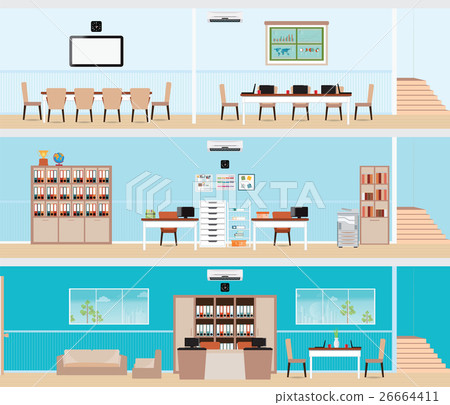 Interior of the building. - Stock Illustration [26664411] - PIXTA