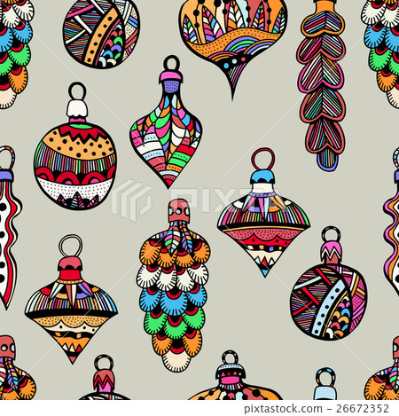 Colored Seamless pattern - Stock Illustration [26672352] - PIXTA