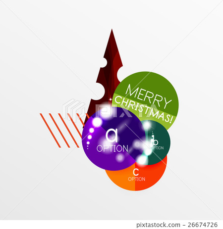 Christmas sale stickers with sample promo text - Stock Illustration ...