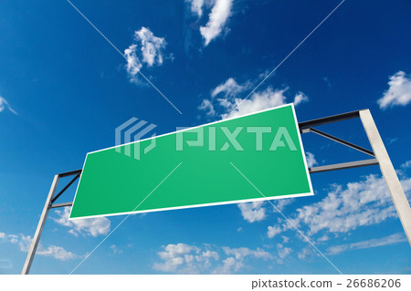 Big road sign - Stock Illustration [26686206] - PIXTA