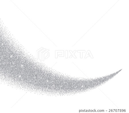 vector silver dust glitter star wave background - Stock Illustration ...