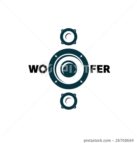 Subwoofer symbol - Stock Illustration [26708684] - PIXTA