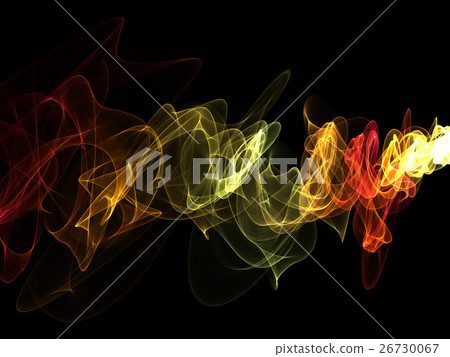 abstract colorful twisted net web waves - Stock Illustration [26730067 ...