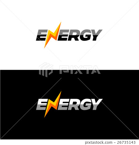 Energy text logo - Stock Illustration [26735143] - PIXTA
