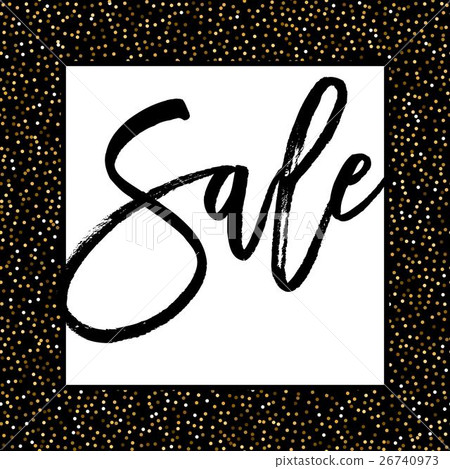 Hand drawn vector Sale lettering design - Stock Illustration [26740973 ...