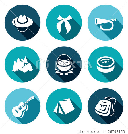 Vector Set of Scouting Icons. - Stock Illustration [26798153] - PIXTA