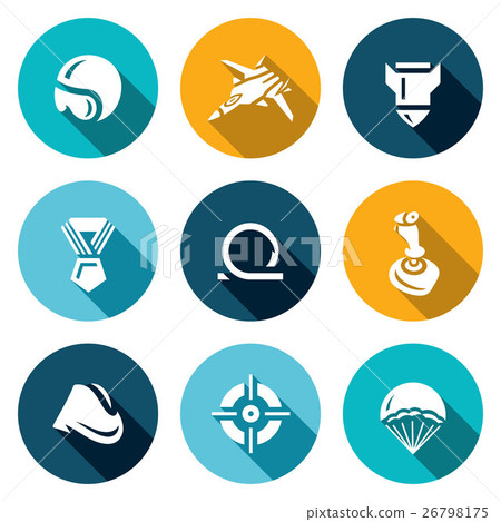 Vector Set of Air Force Icons. - Stock Illustration [26798175] - PIXTA
