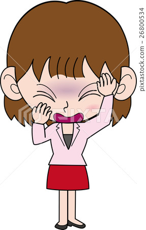 A woman in need - Stock Illustration [26800534] - PIXTA