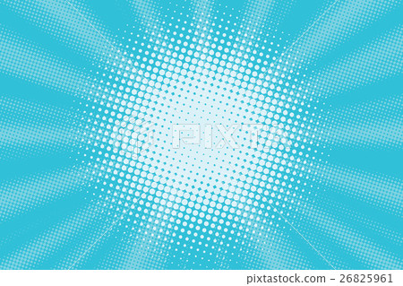 Light blue pop art background - Stock Illustration [26825961] - PIXTA
