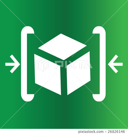 Compress Data Icon - Stock Illustration [26826146] - PIXTA