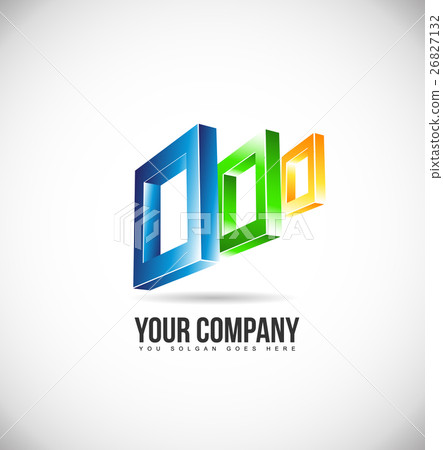Abstract square logo icon design - Stock Illustration [26827132] - PIXTA