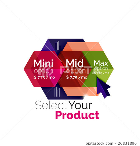 Option select template - Stock Illustration [26831896] - PIXTA