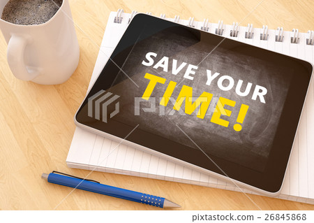 Save your time - Stock Illustration [26845868] - PIXTA