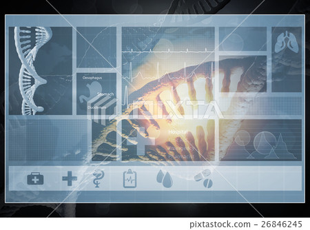 Medicine user interface - Stock Illustration [26846245] - PIXTA