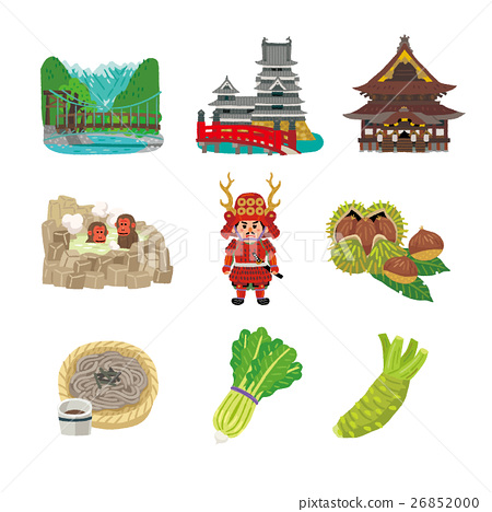 Nagano Illustration - Stock Illustration [26852000] - PIXTA